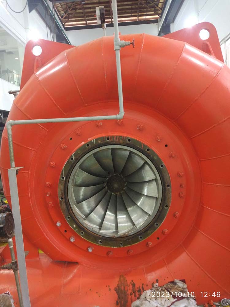 Stainless Steel Guide Vane Francis Hydro Turbine with and Rated Power ...