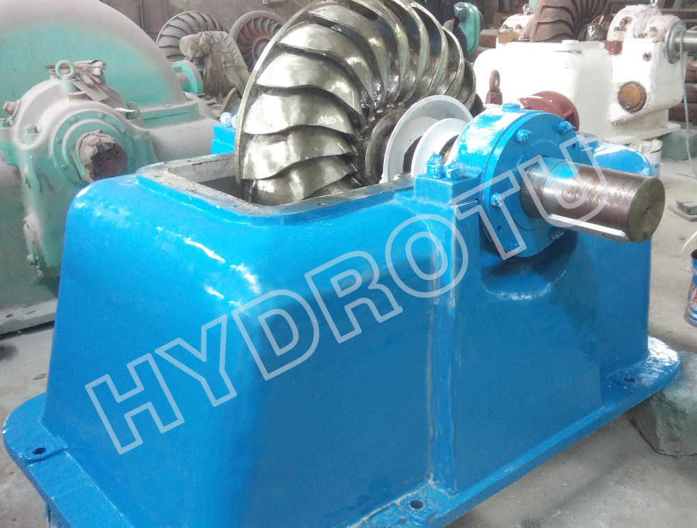 Small Impulse Turbine / Turgo Hydro Turbine With Stainless Steel Runner ...