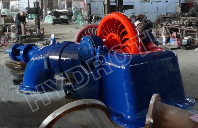 50m - 250m Impulse Turgo Hydro Turbine / Water Turbine For 100kw ...